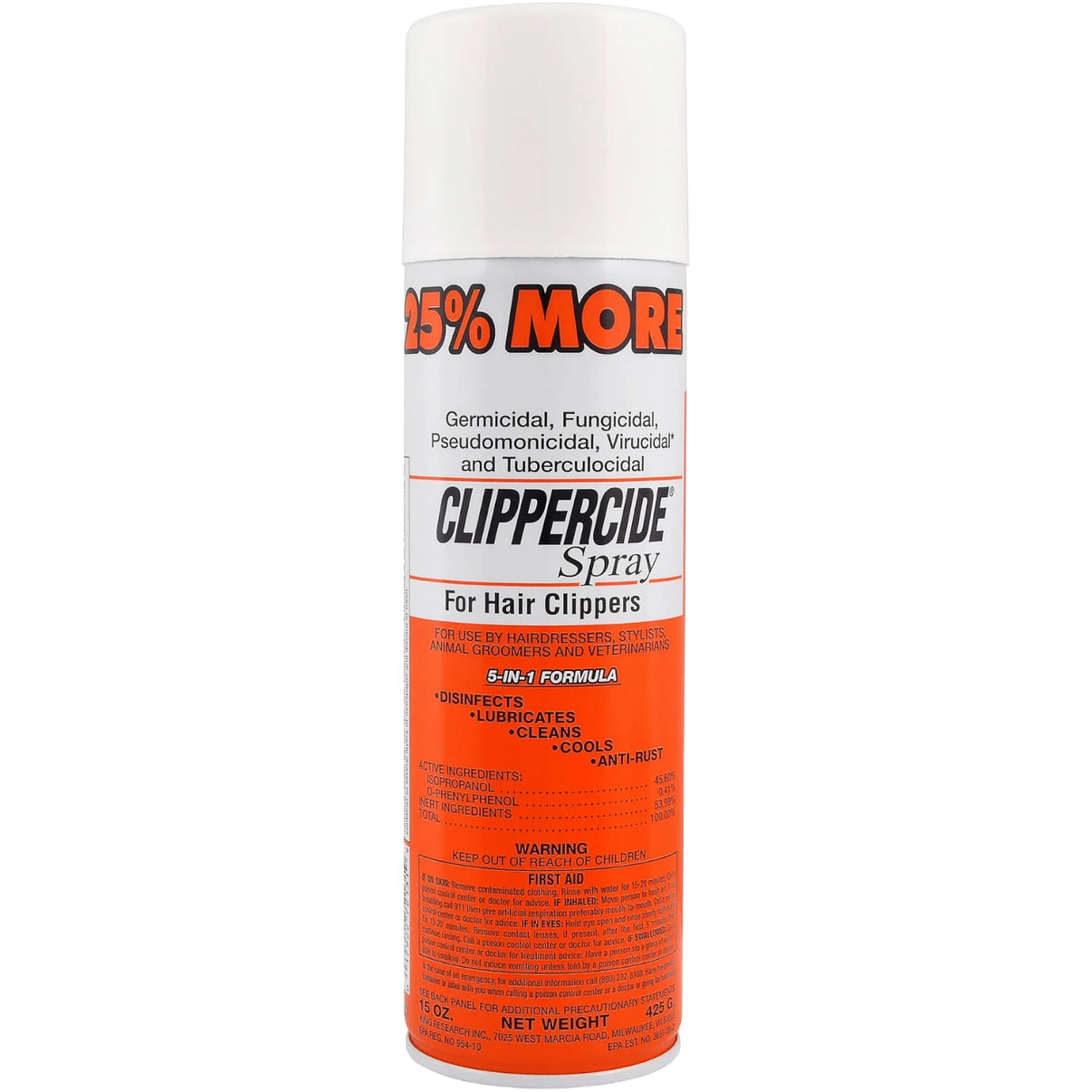 Clippercide Disinfectant Clipper Spray 15 oz – Elite Salon Services